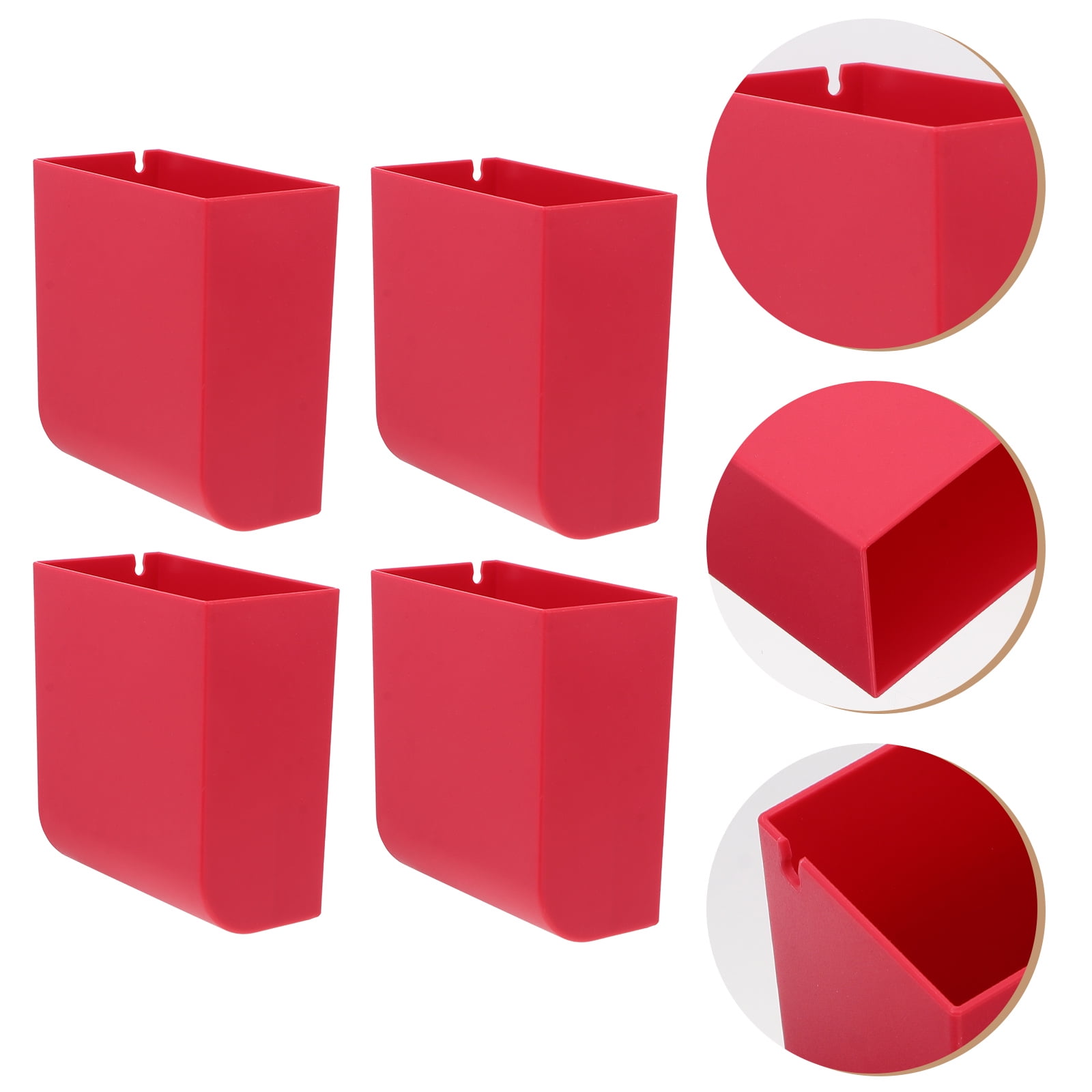 OHOIOLLA Remote Controller Box 4Pcs Red WallMounted Abs Plastic For ...