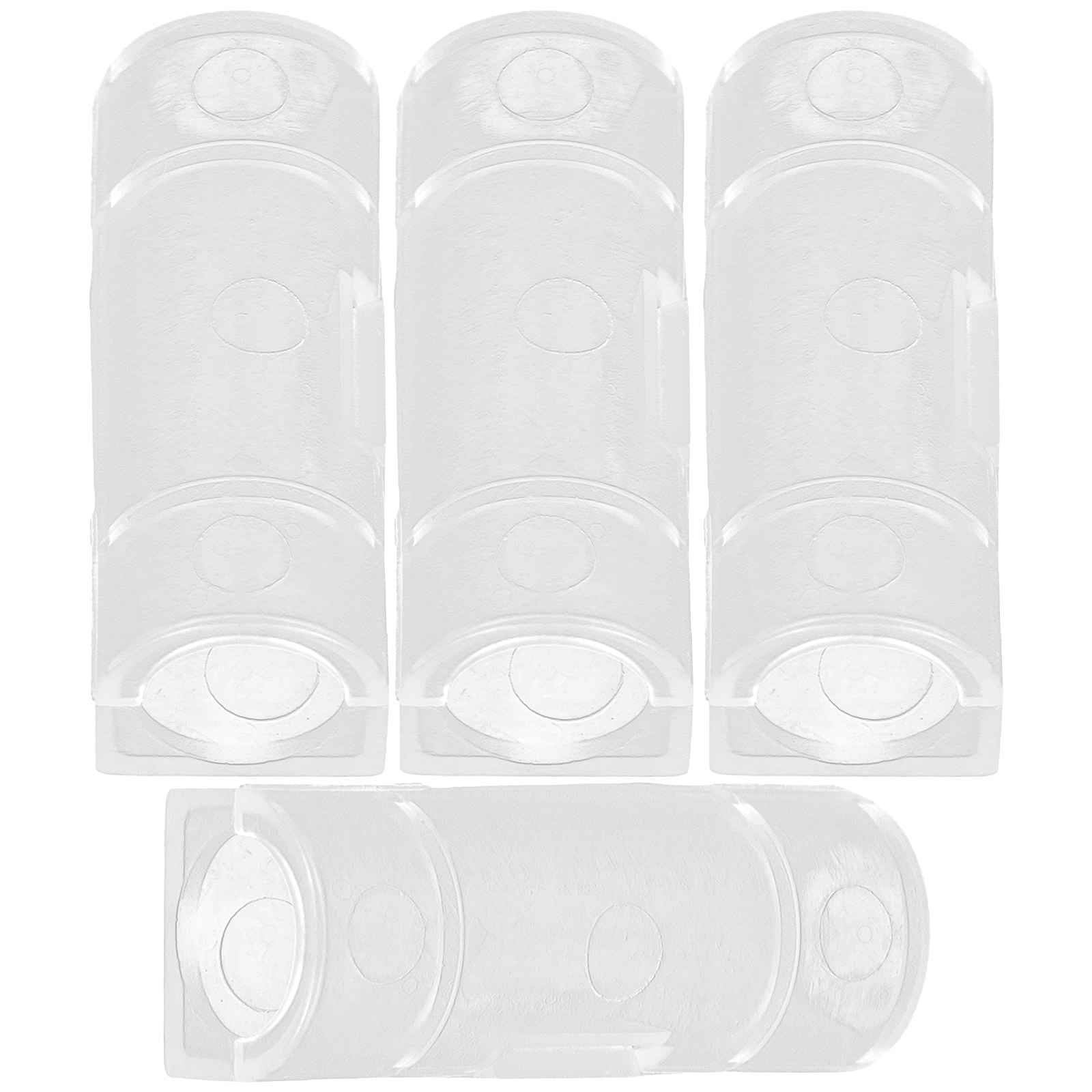 OHOIOLLA Transparent Plastic Cable Clips 20Pcs Self-Adhesive Cord ...