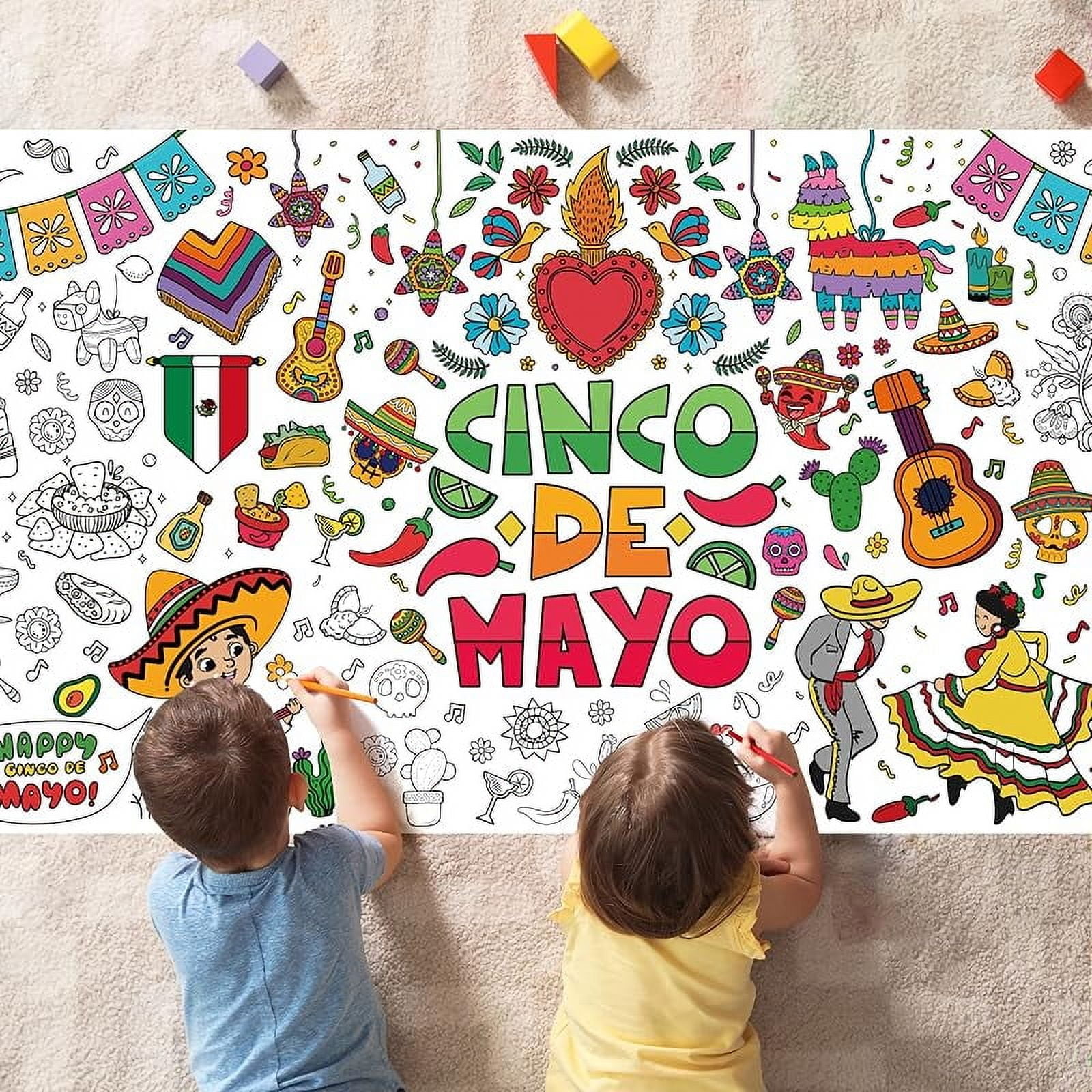 OHOME Ramadan Giant Coloring Poster/Tablecloth-Ramadan Decorations ...