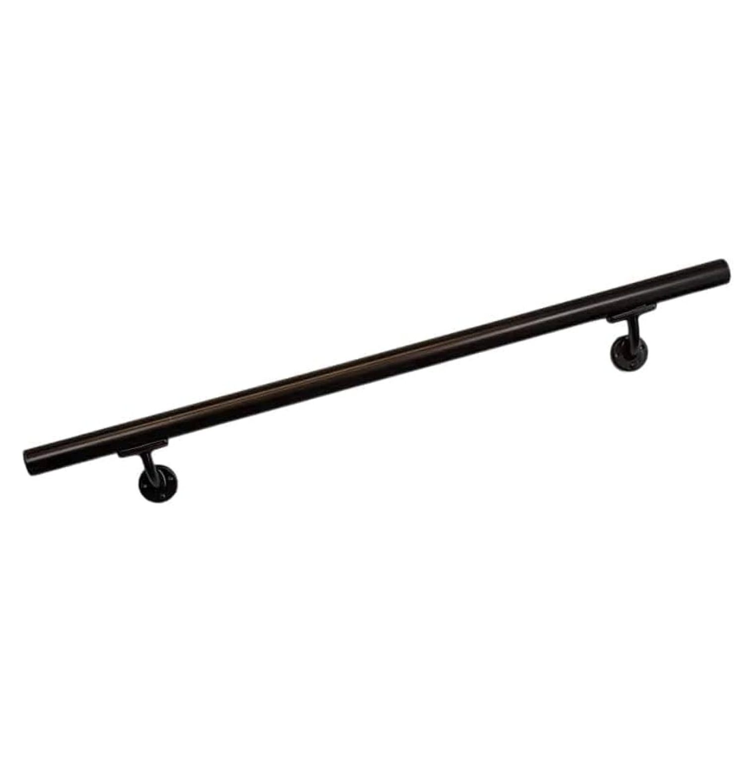 OHR 14' Handrail Section with Mounts - Dark Copper - Stair Hand Rail ...