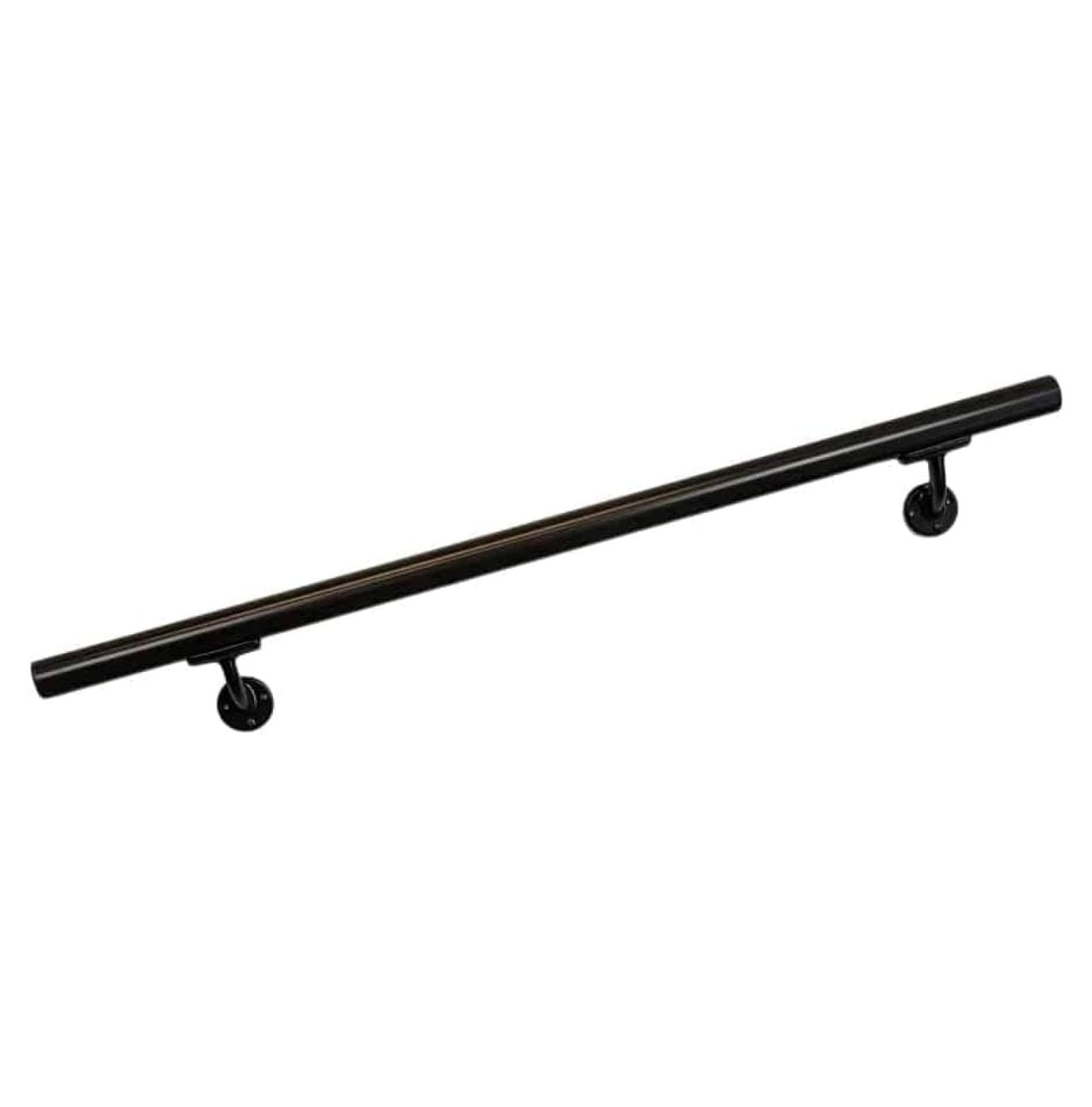 OHR 4' Handrail Section with Mounts - Oiled Bronze - Stair Hand Rail ...