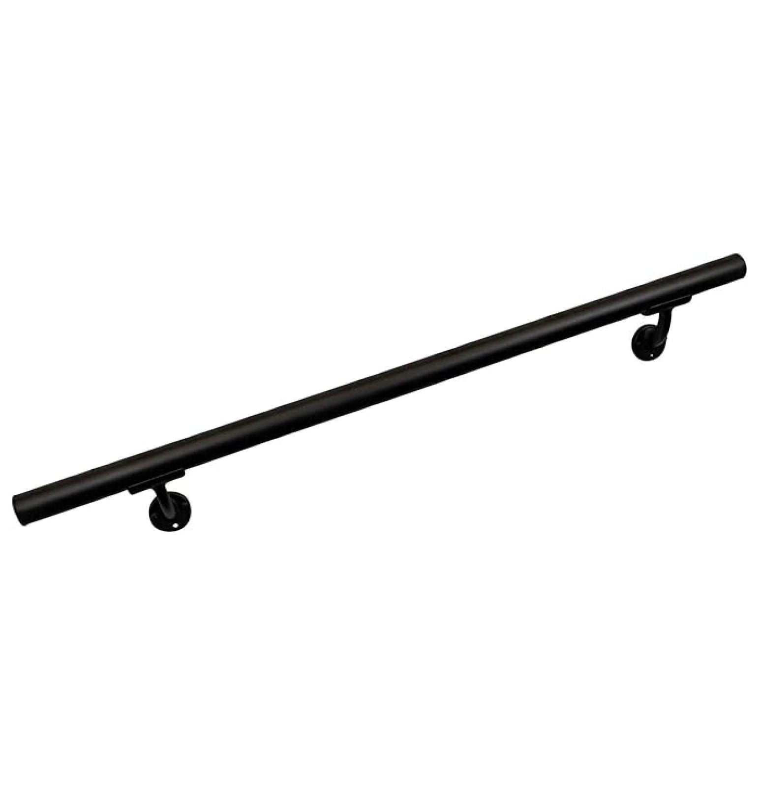 OHR 7' Handrail Section with Mounts - Black Sand - Stair Hand Rail ...