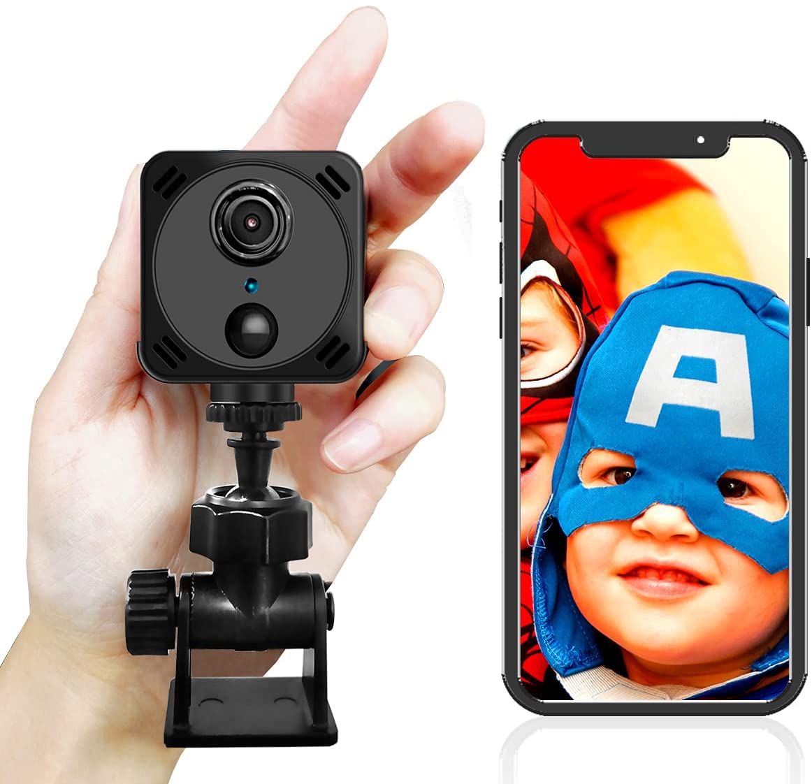 OHWOAI 4K Mini Camera with Audio and Video Mini Camera, Long Battery ...