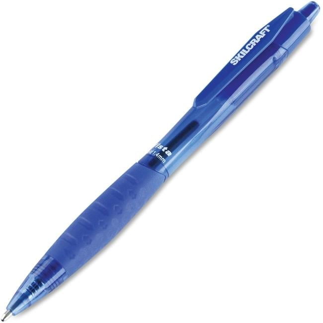 OIC 1.4 mm Vista Retractable Ballpoint Pen - Blue - Walmart.com