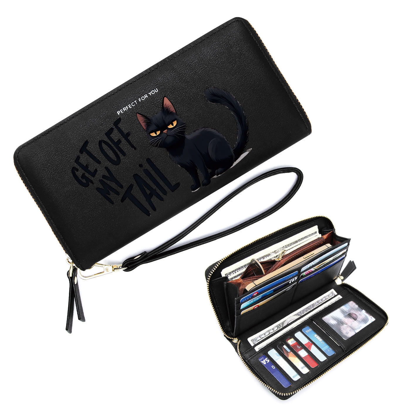 OIDERY Personalized RFID Wallet for Women Spacious Everyday Wallet for ...