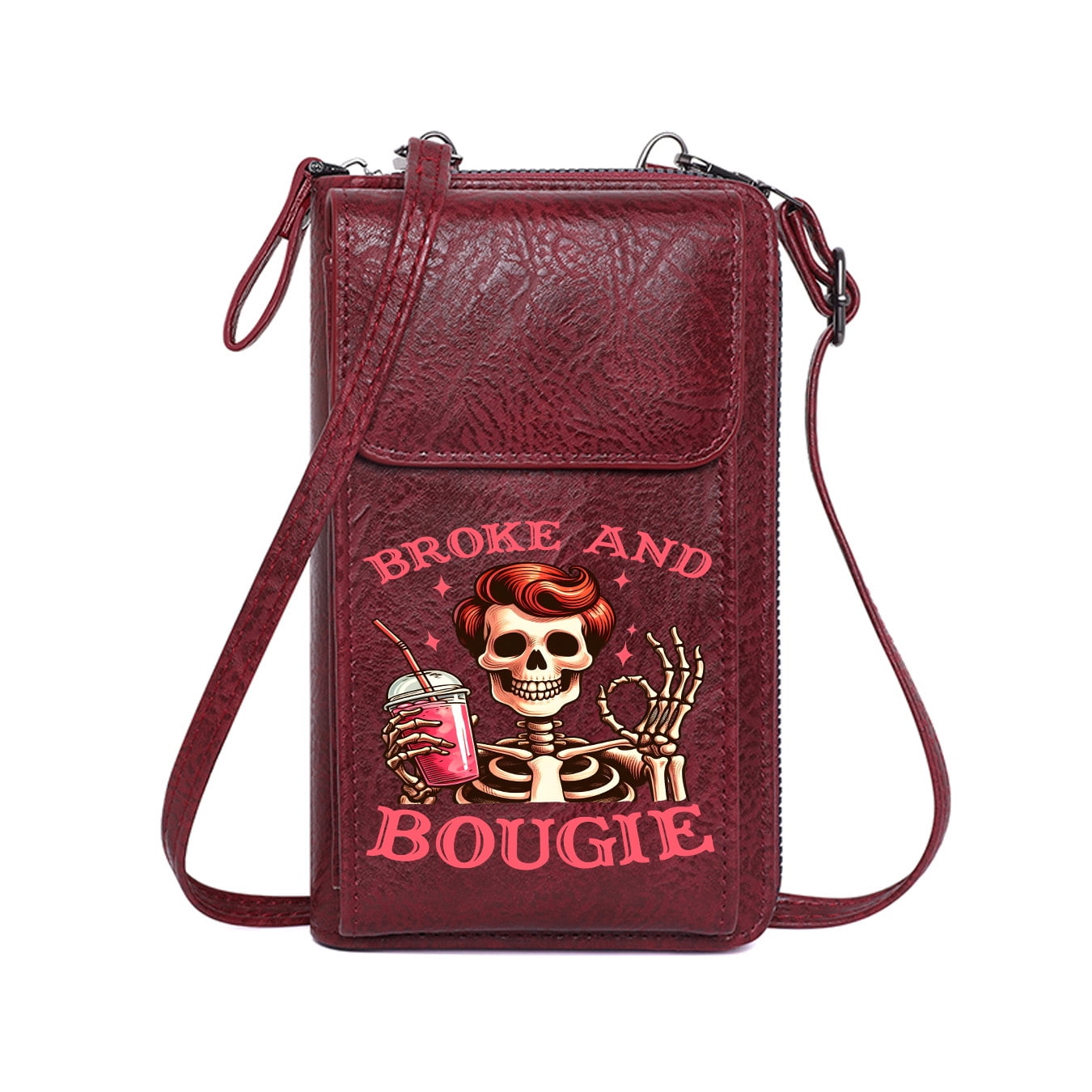 OIDERY Women's Clutch Purse Personalized Leather Cell Phone Wallet ...