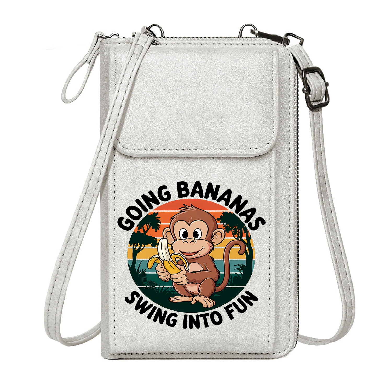 OIDERY Womens Travel Bags Cell Phone Wallet Purses Tropical Scene ...