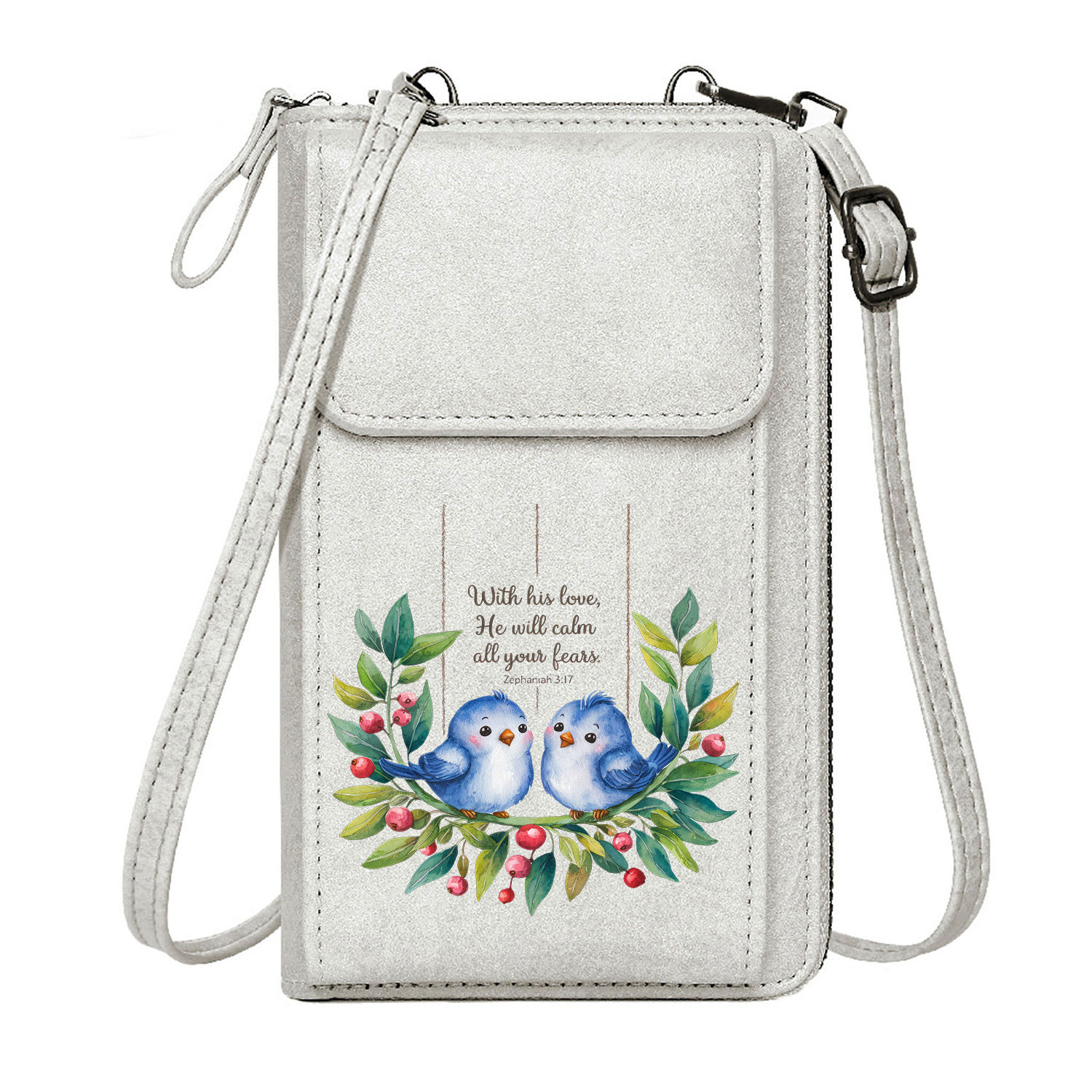 OIDERY Zip Around Credit Card Bags Crossbody Bags for Women ...