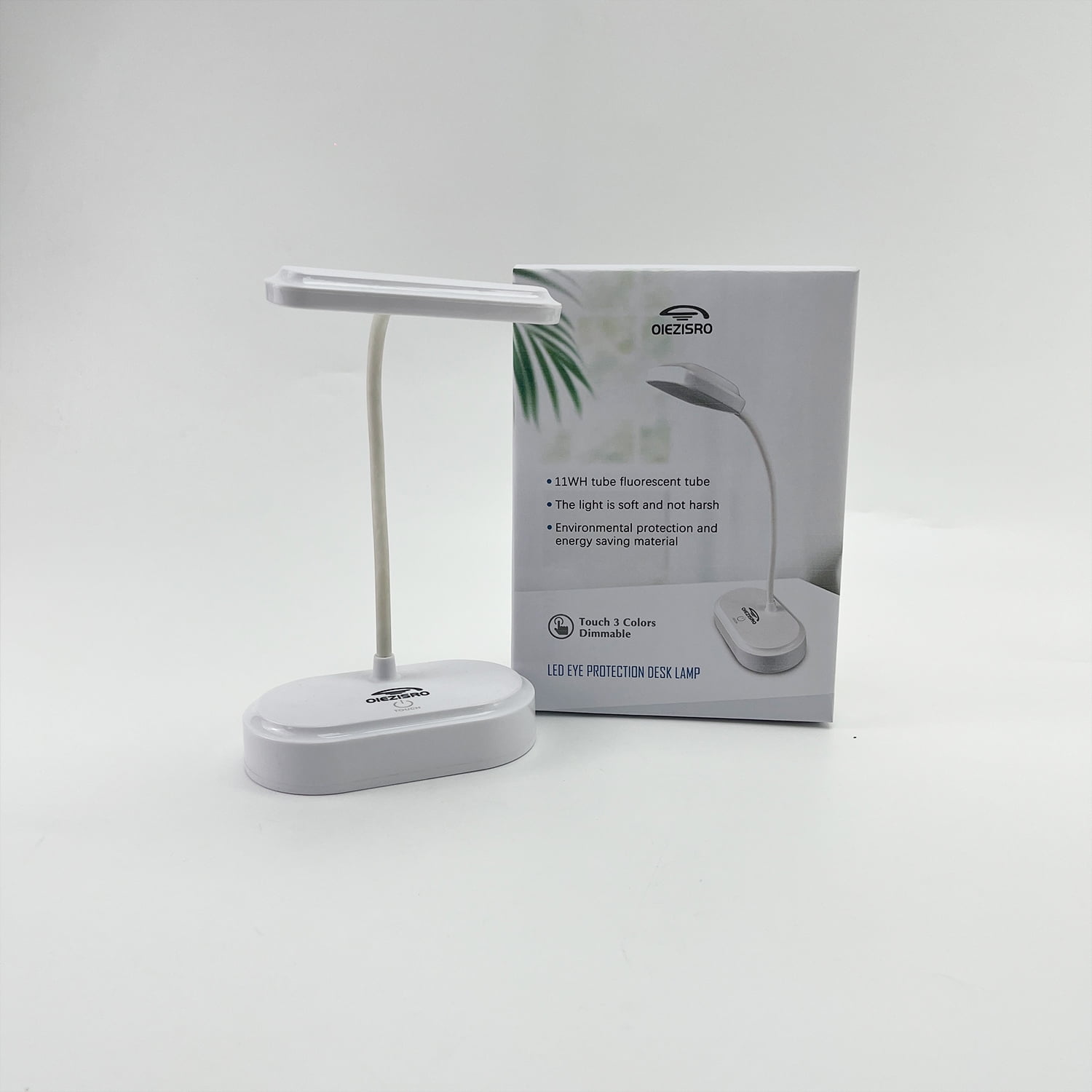 OIEZISRO Desk lamps, White Desk Light for Kids, LED Desktop/Computer ...