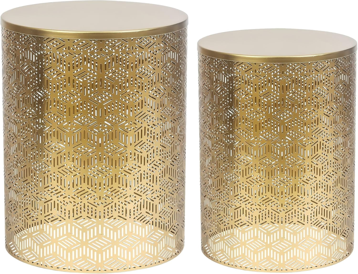 OIKMOINB Console Table - Gold Round Sofa Table- Metal Slim Console ...