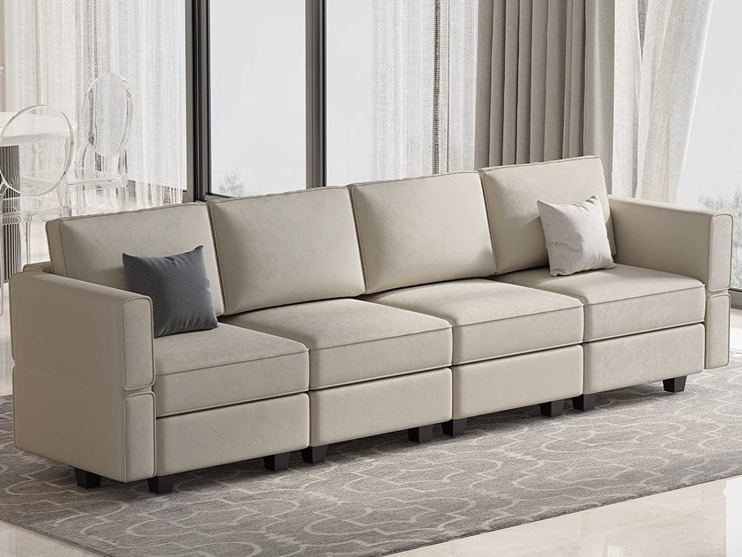 OIKMOINB Modular Sofa Armrest Backrest Module for Modular Sectional ...
