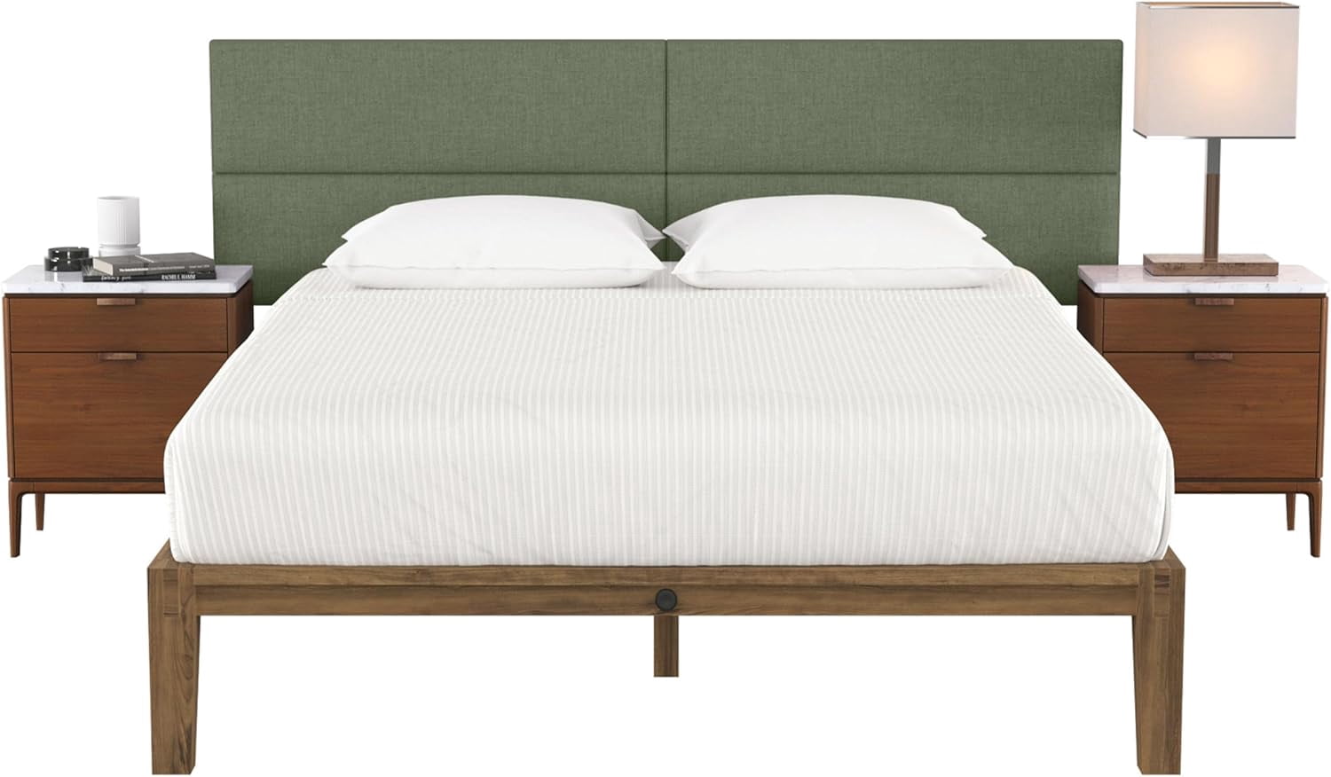 OIKMOINB Panelist Modern Padded Headboard \u2013 Set of 4 Wall Mounted ...