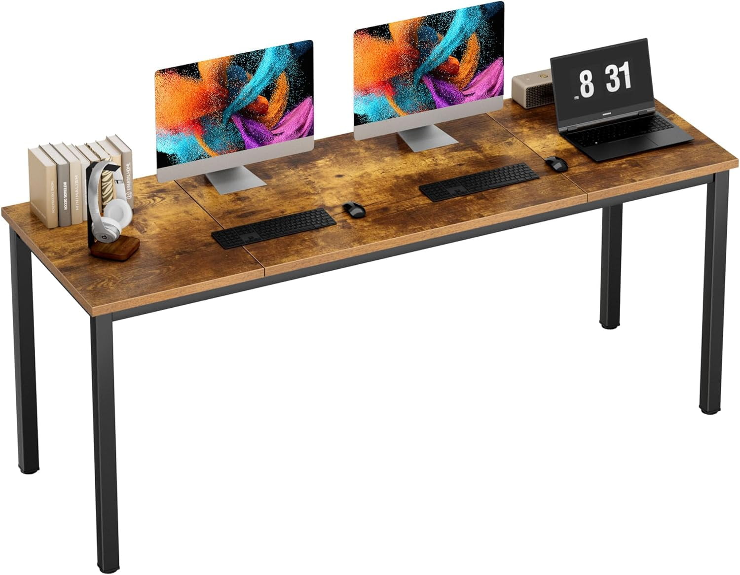 OIKMOINB Small Computer Desk - 39 3/8" Inches Heavy Duty Writing Desks ...