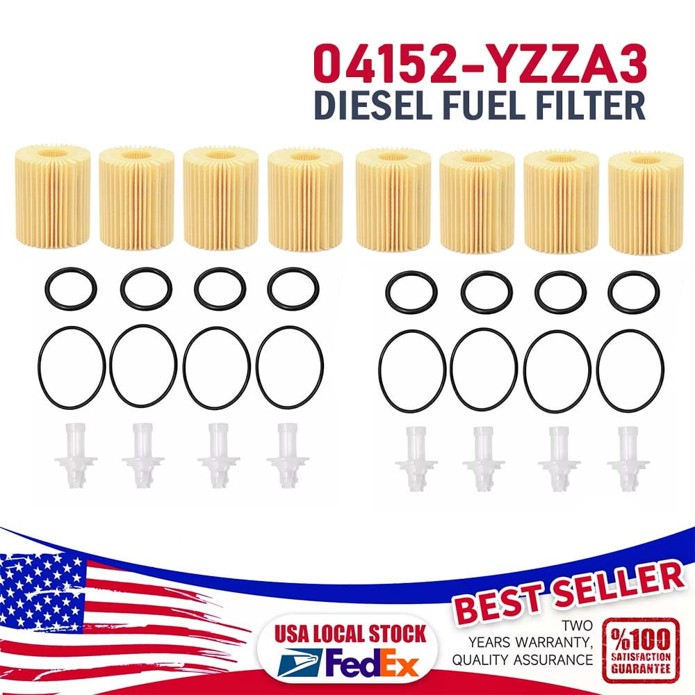 OIL FILTER (8 pc) For Toyota L25608 CH9972 04152-YZZA3 5608 - Walmart.com