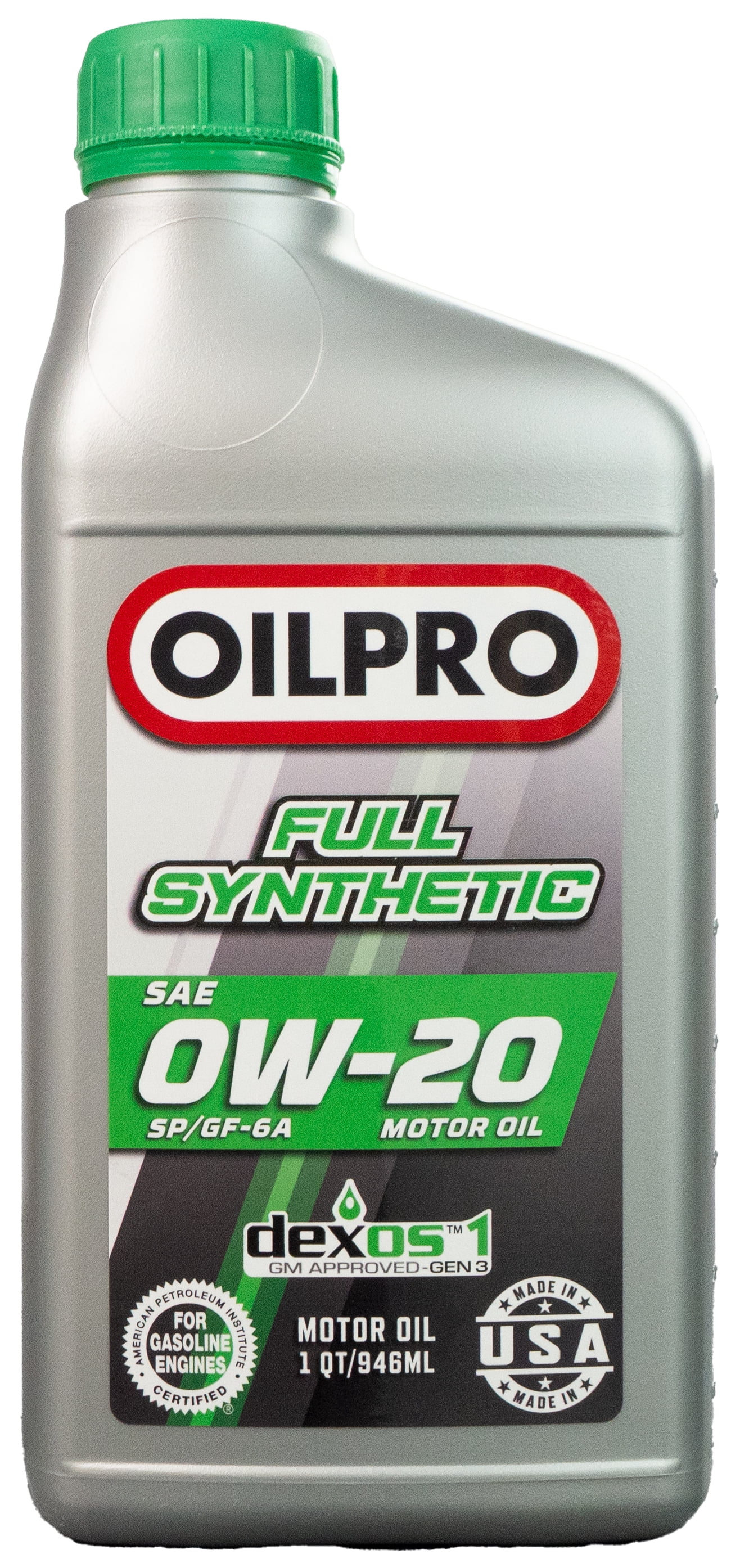 OILPRO Full Synthetic Dexos 0W20 Passenger Car Motor Oil - 6/1 Quart Case | Advanced Formula for ...