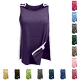 OIOLOYJM Shoulder Surgery Shirts for Women Side Snap Access Casual ...