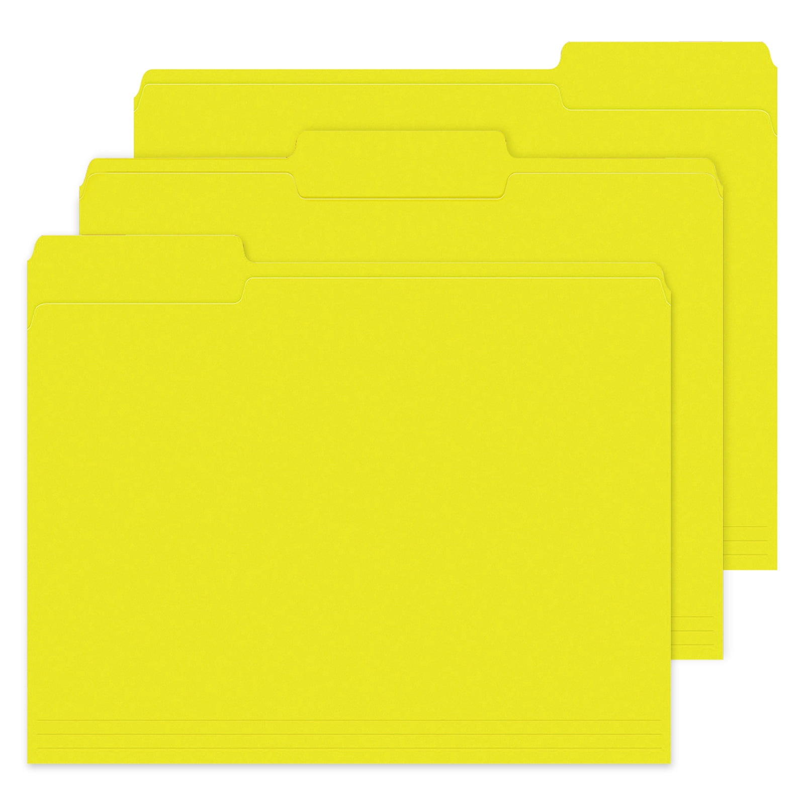 OIUR 50Pcs Manila File Folders Standard Letter Size File Folders ...