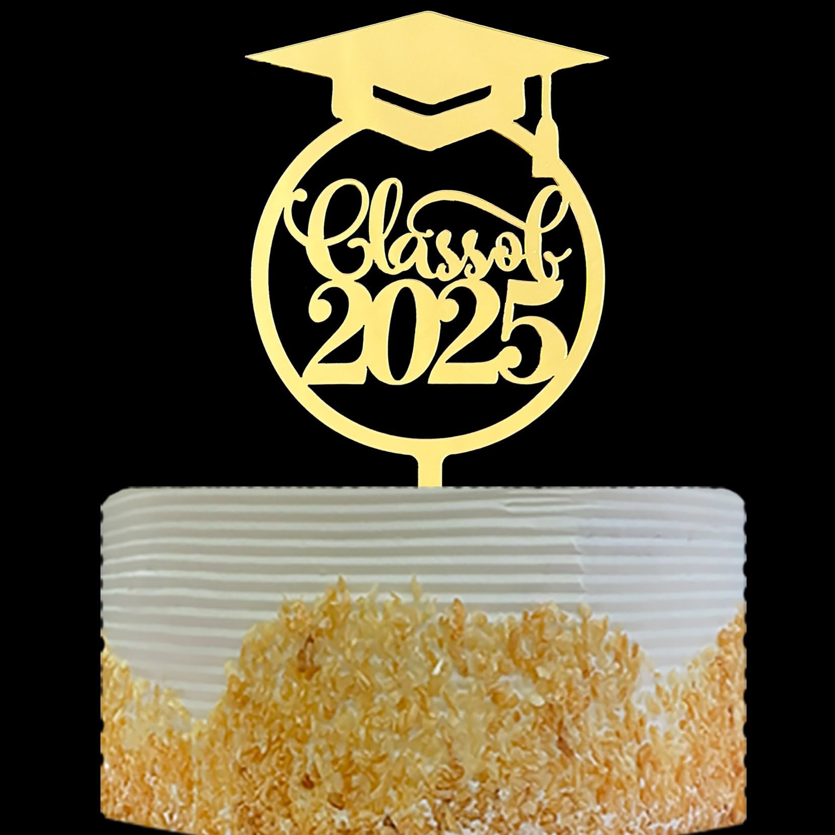 OIXCMNJQ Class of AJH3 2025 Graduation Cake Topper, Congrats Grad ...