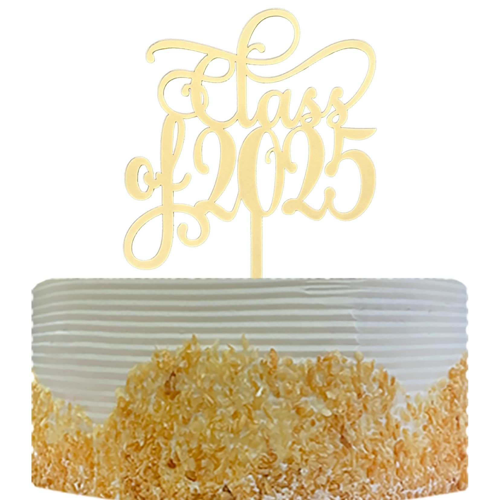 OIXCMNJQ Class of 2025 Cake Topper, RST1 Congrats Grad Decorations ...
