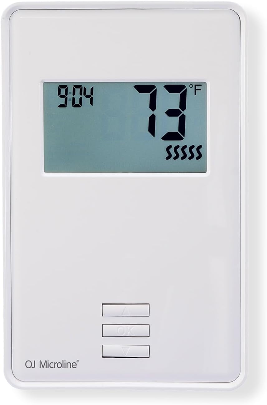 OJ Microline Thermostat with Built-in GFCI UTN4-4999. Non Programmable ...