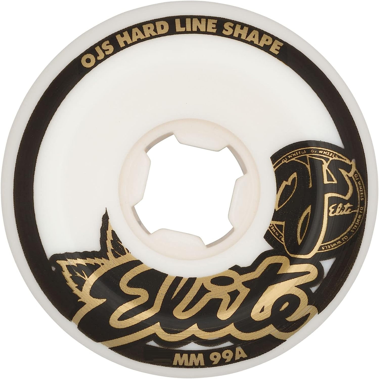 OJ Skateboard Wheels Elite Hardline 99a Skateboard Wheels - Set of 4 ...