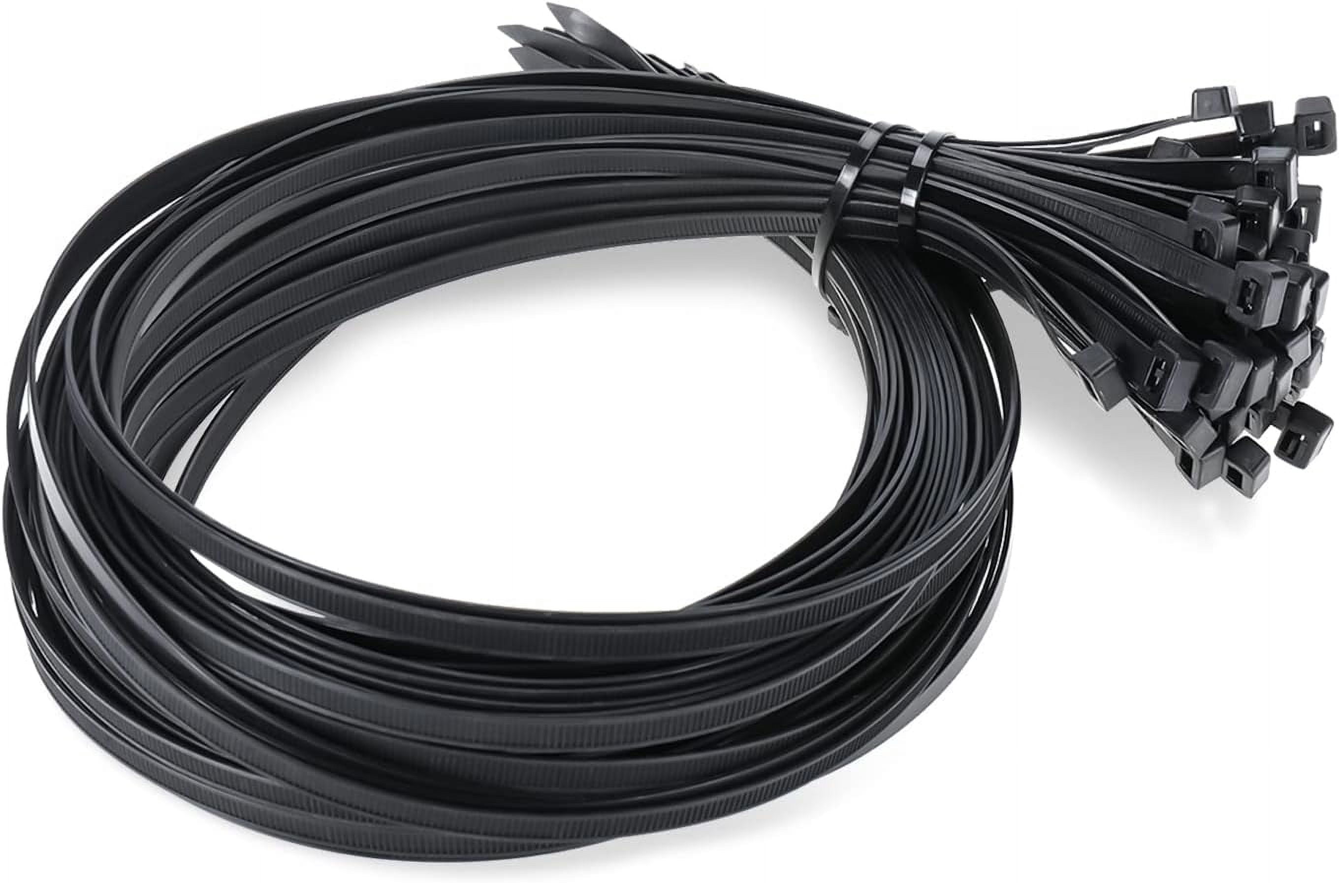 OJGNBML-50 Pcs 36 Inch Extra Long Zip Ties Heavy Duty Nylon Cable Ties ...