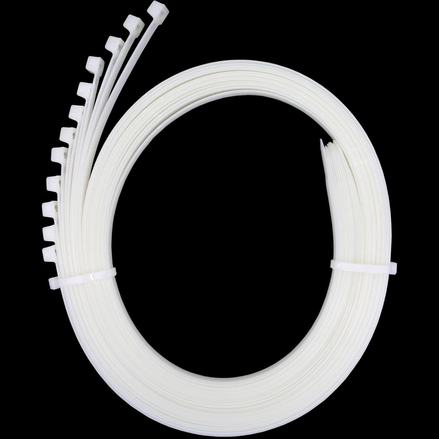 OJGNBML-Long White Zip Ties 36 inch Heavy Duty, Premium Large Zip Ties ...