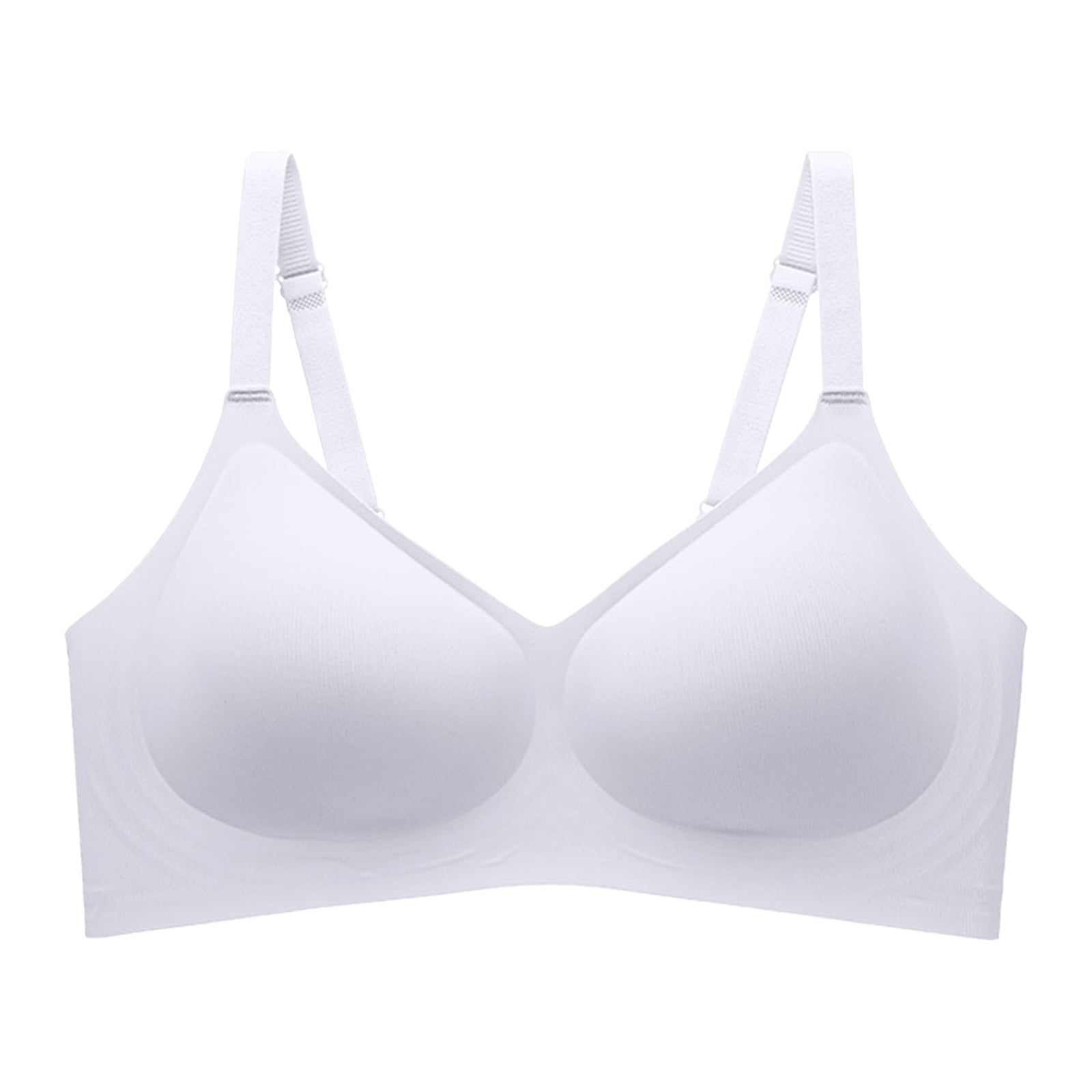 OJSFQUFP Bras for Women Sexy Sky Blue Comfortable Seamless Full ...