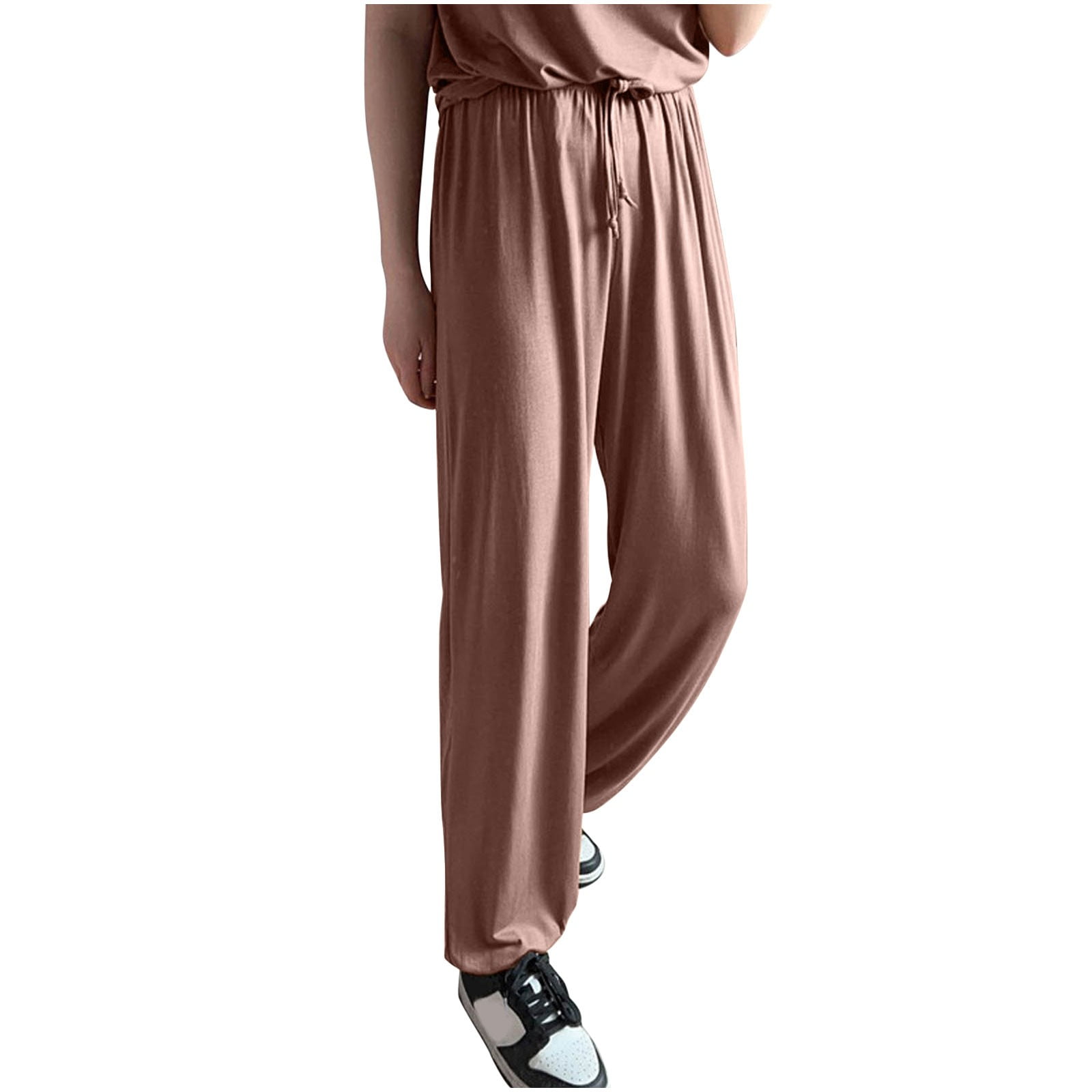 OJSFQUFP Clothing Women Slacks Women's Spring Drape Loose Skinny ...