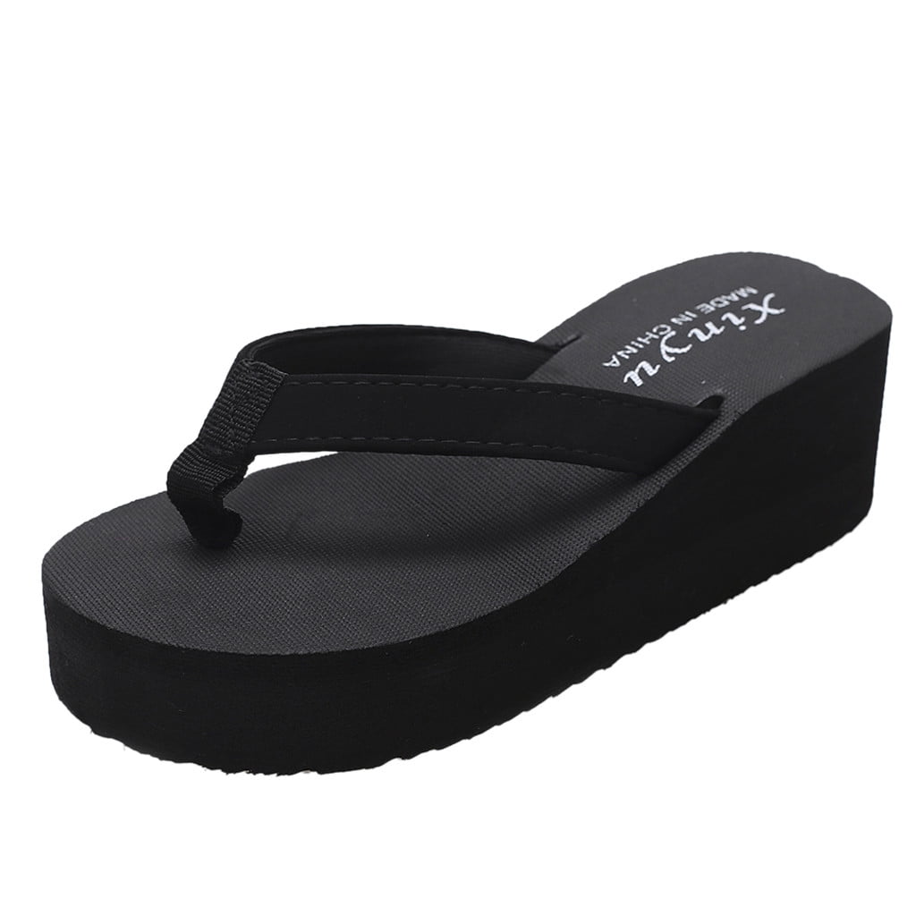 OJSFQUFP Comfortable Sandals for Women Wedge Arch Support Flip Flops ...