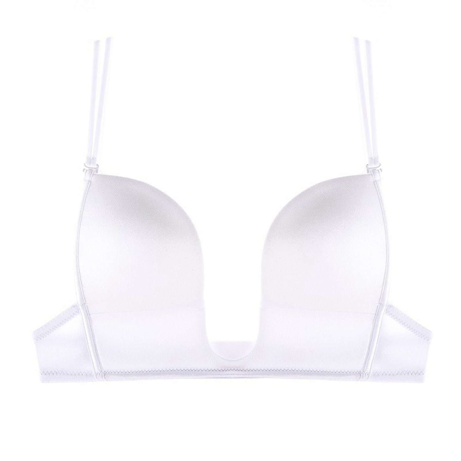 OJSFQUFP Kindly Yours Bra White Women's Underwear Sports Bra Without ...