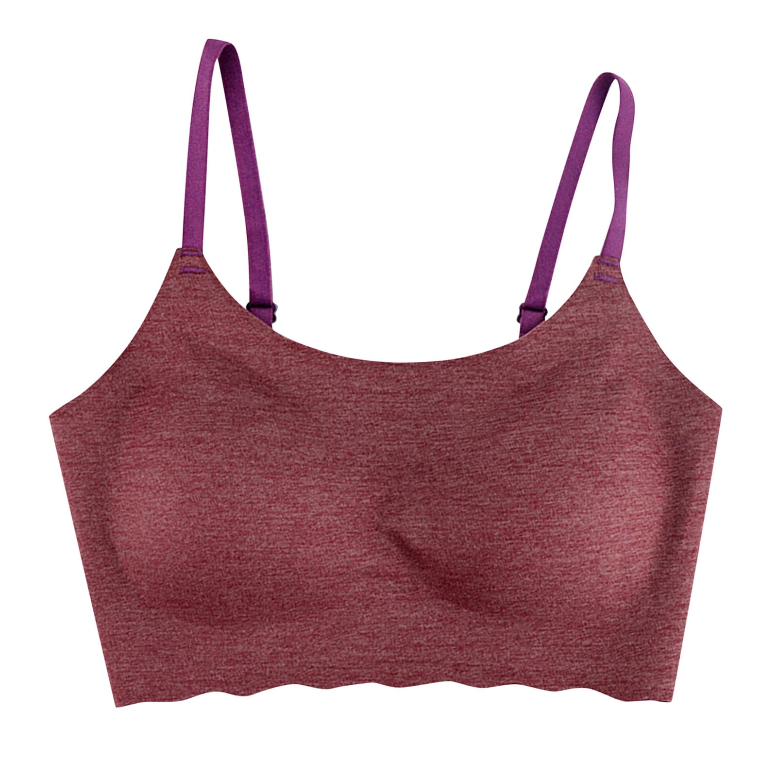 OJSFQUFP Kindly Yours Bra Wine Ladies Bra Butterfly Beauty Back Wrap ...