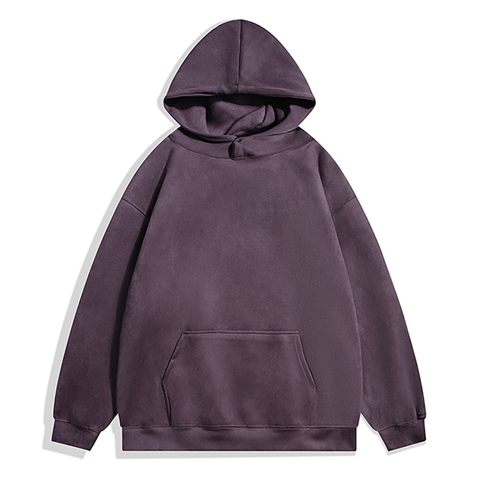 OJSFQUFP Men's Athletic Hoodies Mens Comfortable Fashion Casual Solid ...