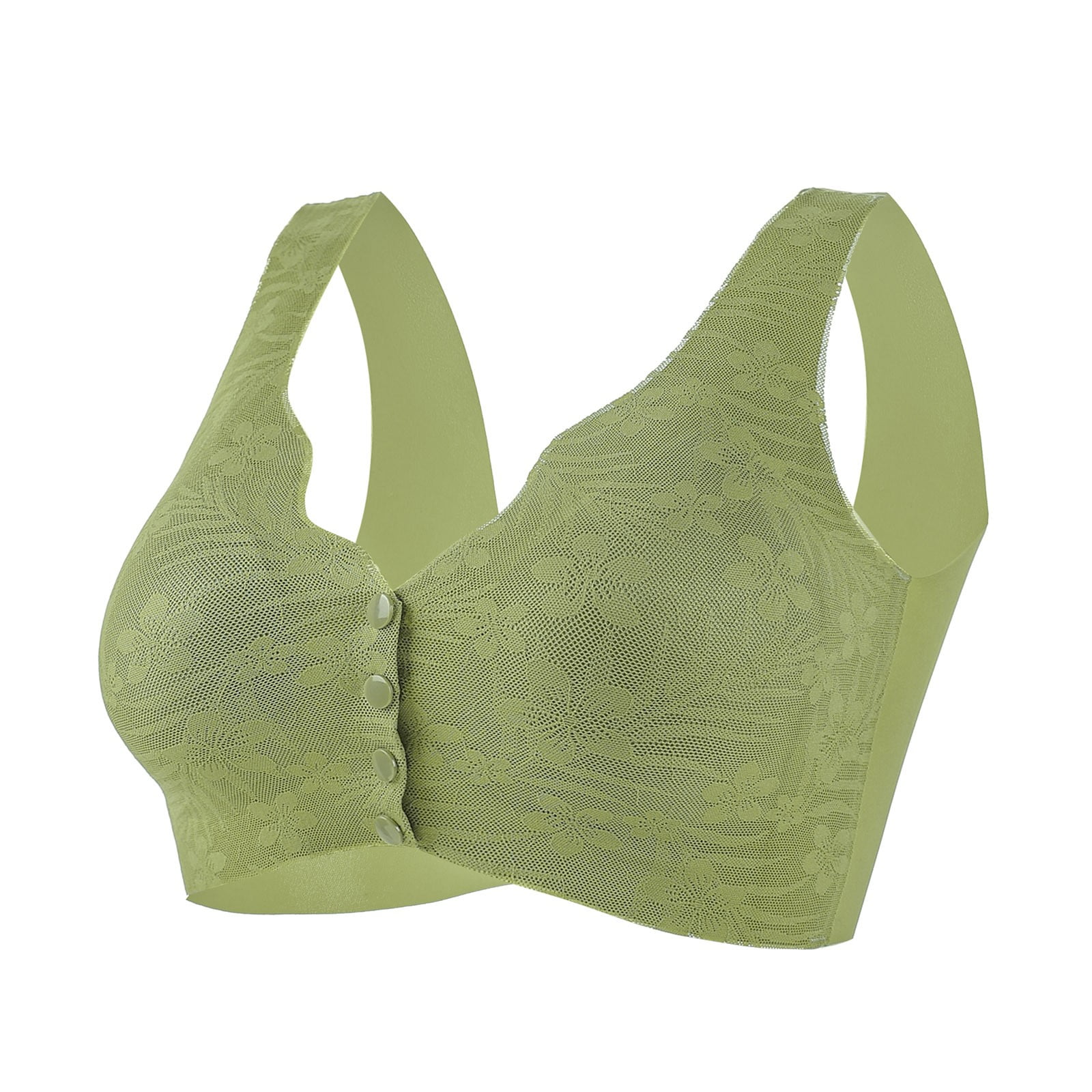 OJSFQUFP Underfit Bras for Women Green Women Bra Mother Underwear Front ...