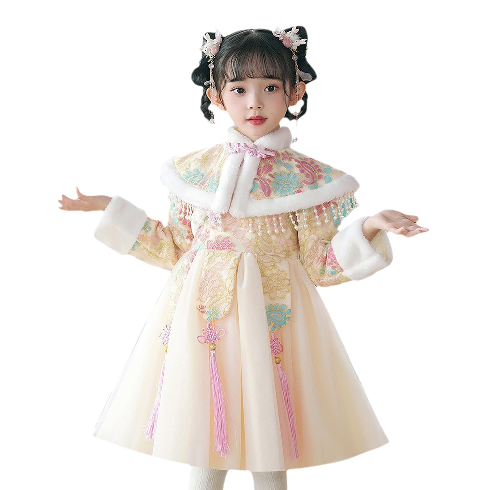 OJinShaWanO Toddler White Dress with Sleeves Kids Children Girls Long ... OJinShaWanO Toddler White Dress with Sleeves Kids Children Girls Long ...