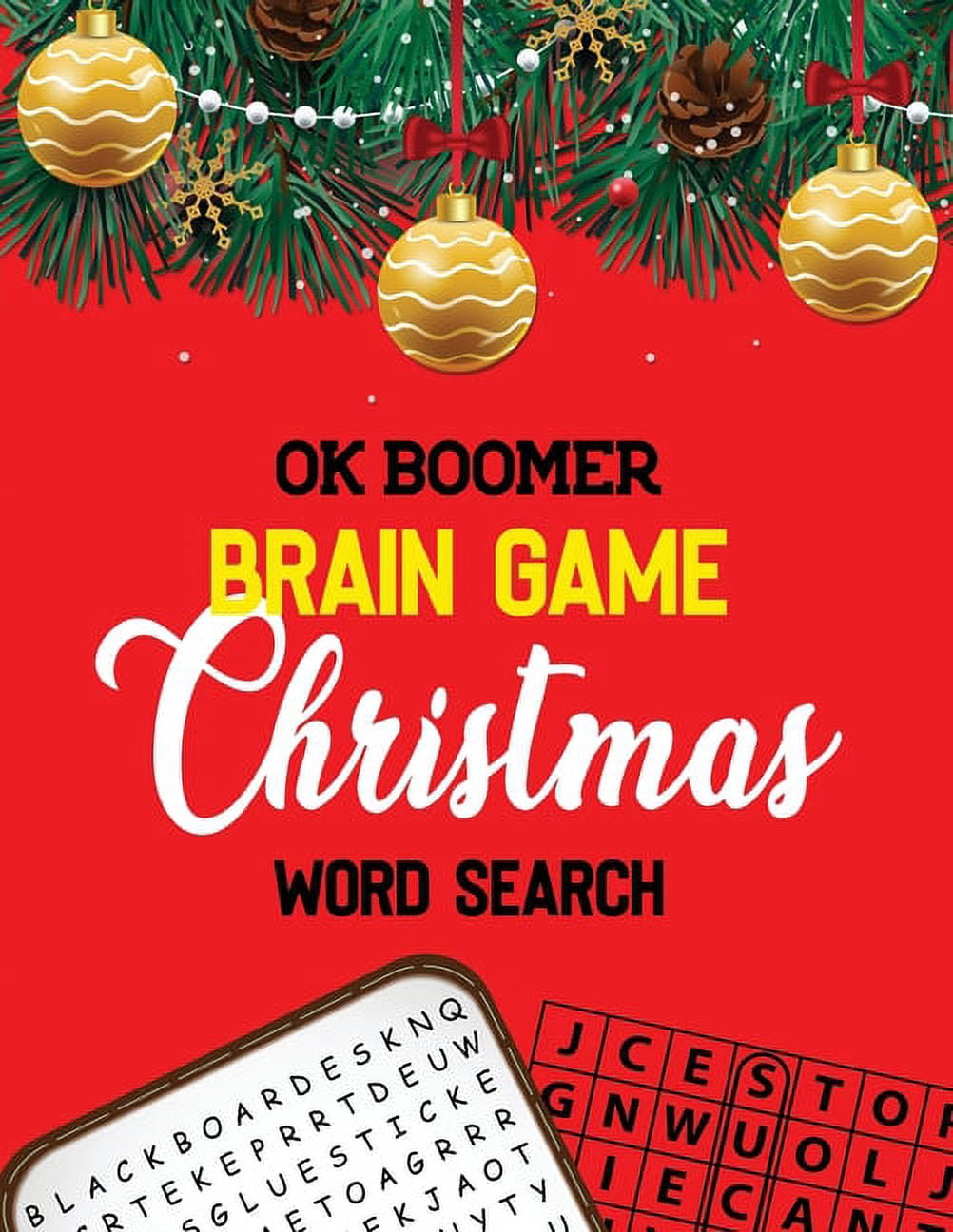 OK Boomer Brian Game Christmas Word Search: 360+ Christmas Word Search ...