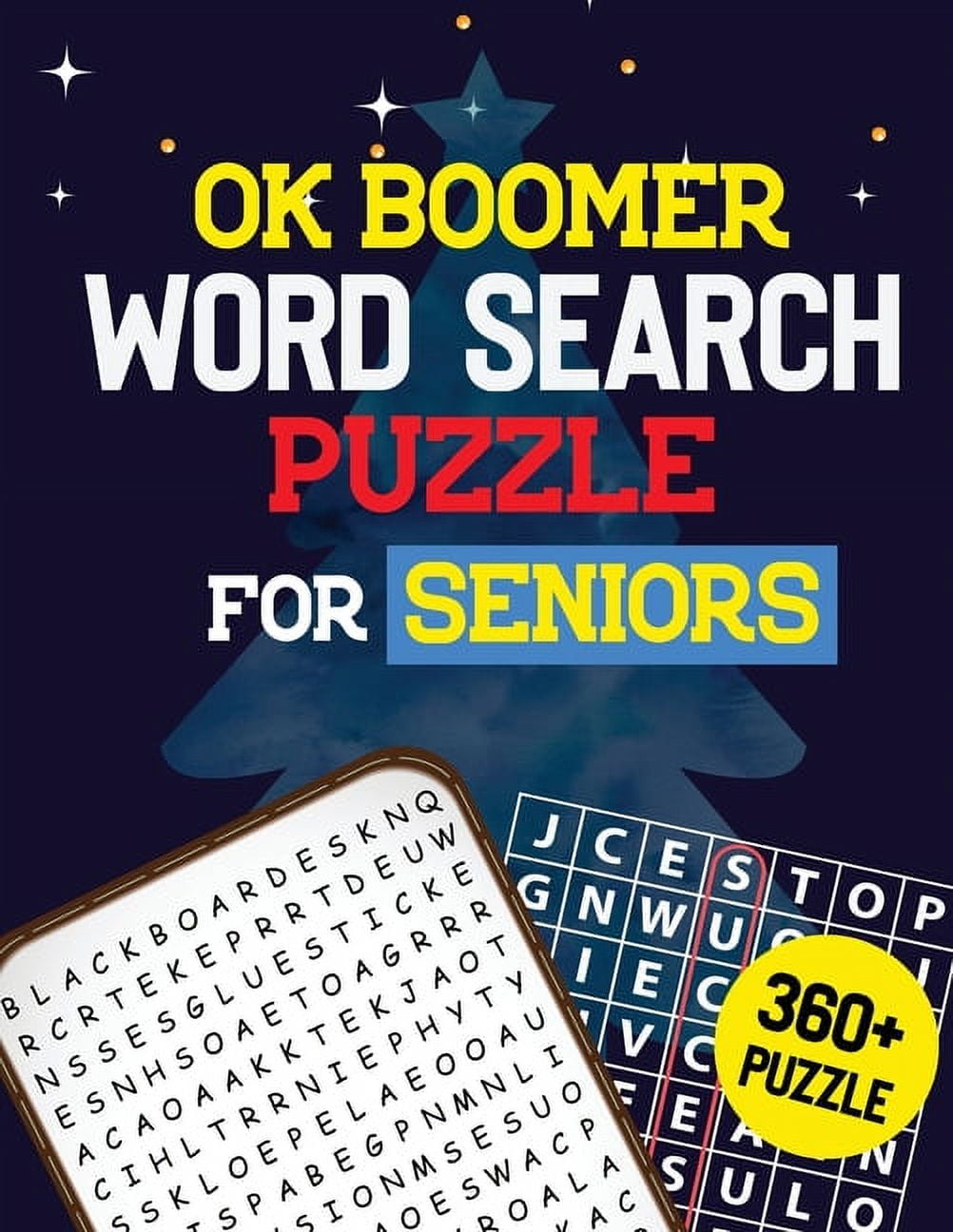 OK Boomer Word Search Puzzle for Seniors: 360+ Seniors Word Search ...