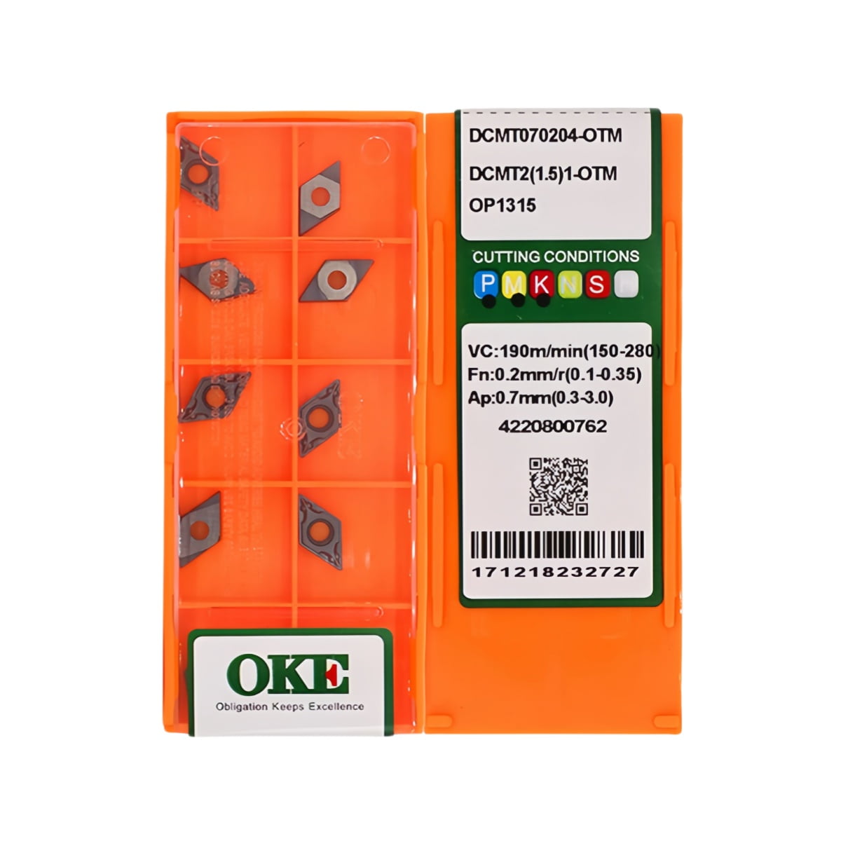 OK DCMT070204-OTM OC2025 Turning Insert 100% Original 10pcs - Walmart.com