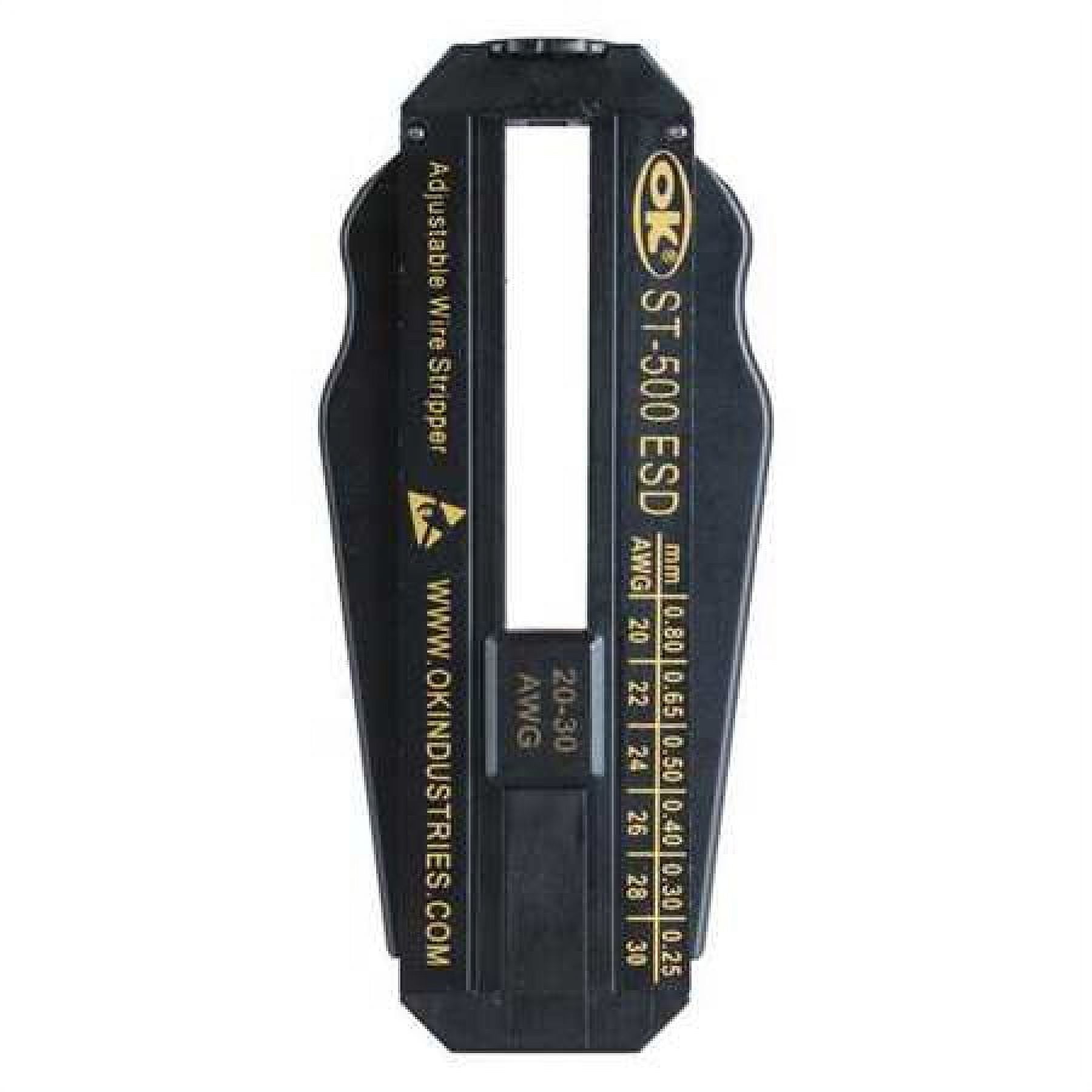 Ok Industries ESD Safe Adjust. Wire Stripper,20-30 AWG ST-500ESD ...