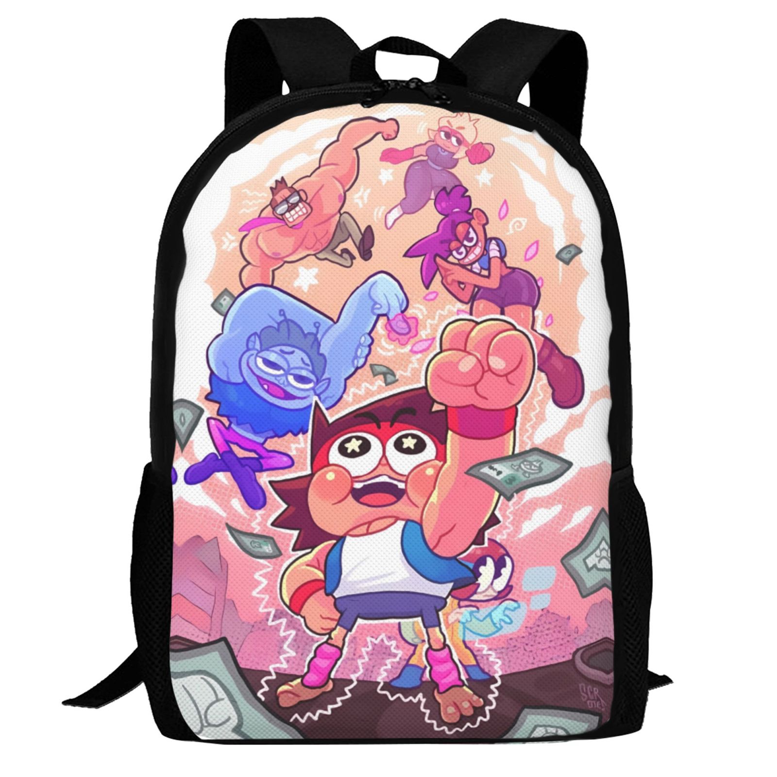 OK K.O.! Let'S Be Heroes Backpack,3d Print Laptop Backpack Lightweight ...