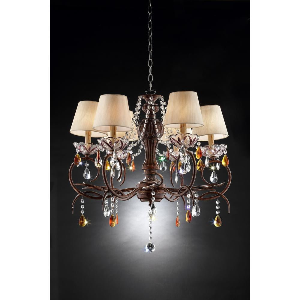 OK Lighting 27"H Magnolia Ceiling Lamp - Walmart.com