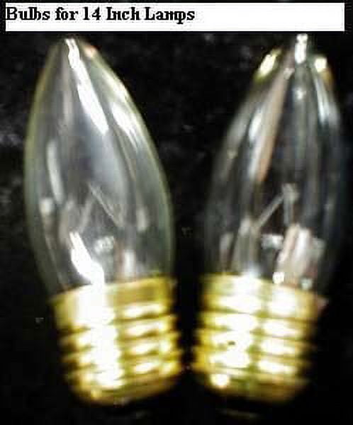 OK Lighting 40-Watt Touch Lamp Bulbs, Set of 2 for 14 Inch Lamps ...