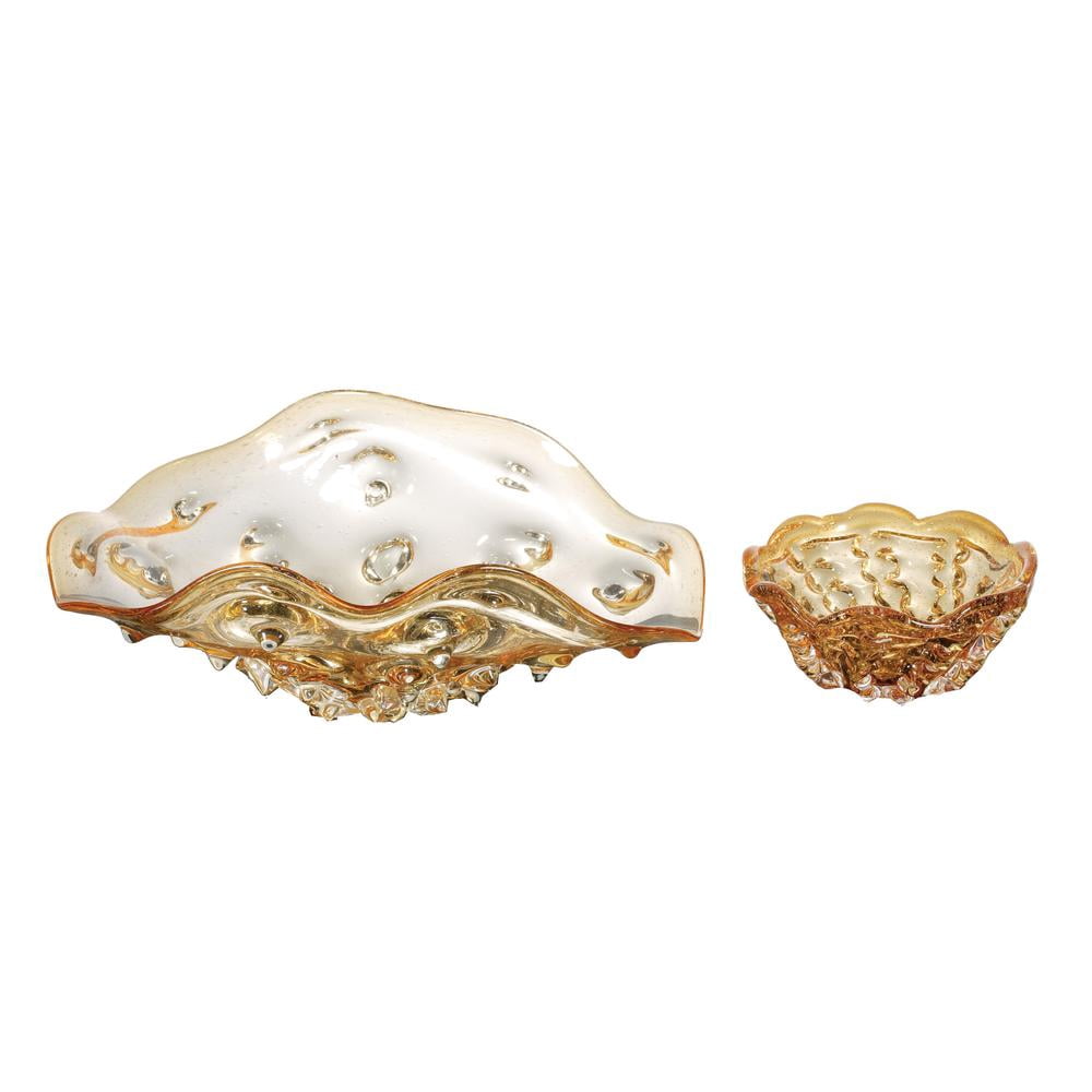 OK Lighting Glass Fruit Bowl Set - Walmart.com
