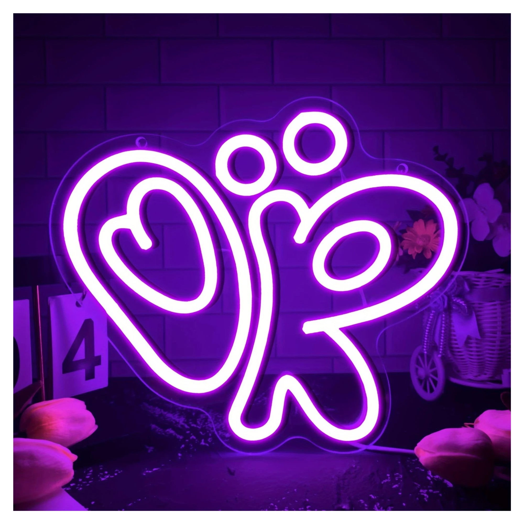 OK Neon Signs USB Powered LED Lights Wall Decor For Bedroom Bar Living ...