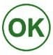 OK Self-Inking Stamp -Green - Walmart.com