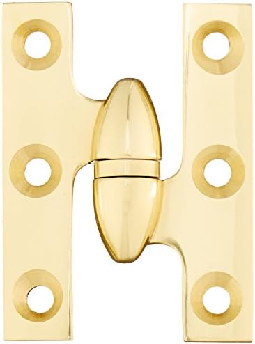 OK2015U3-R Solid Brass 2-Inch x 1/2-Inch Olive Knuckle Hinge$$Tools ...