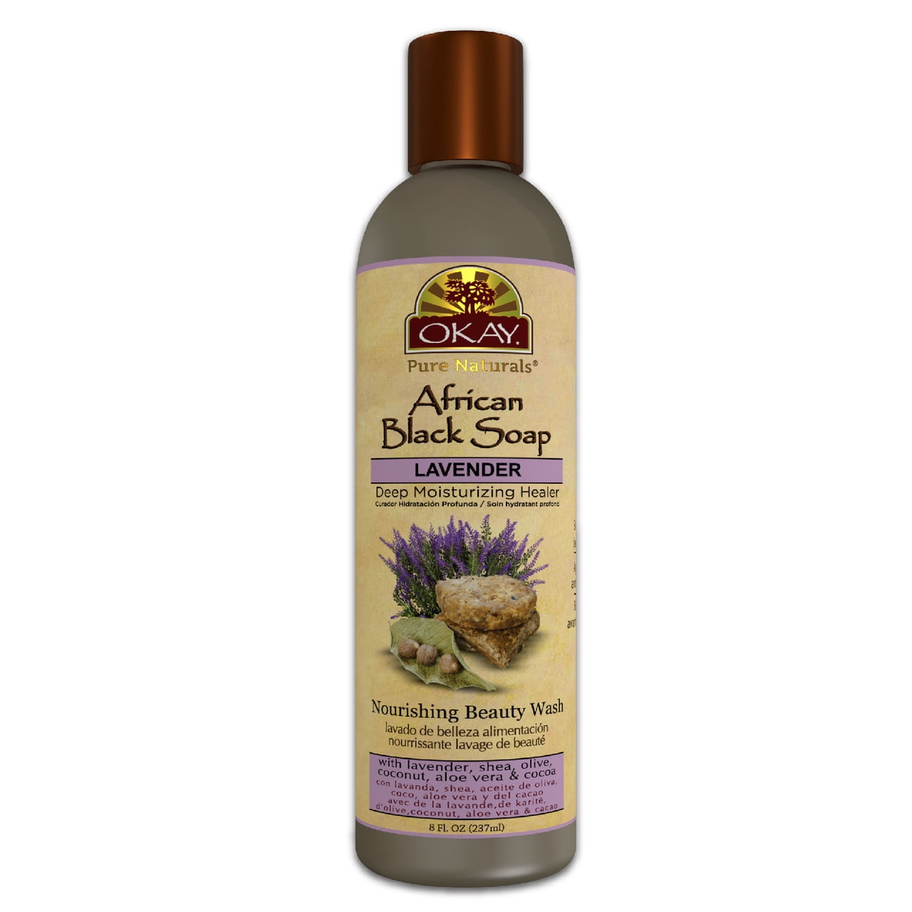Okay Pure Naturals – Liquid Soap Afrcn Black Lavender – 1 Each 1-8 Fz ...