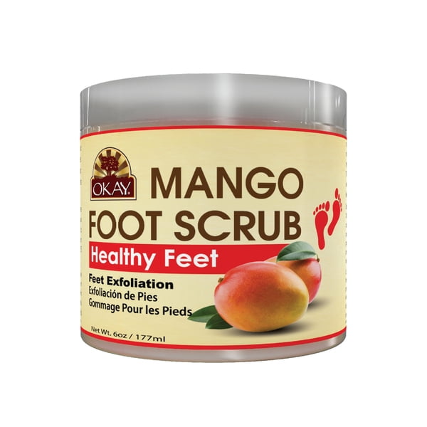 Okay Foot Scrub, Mango Butter, 6 Oz - Walmart.com
