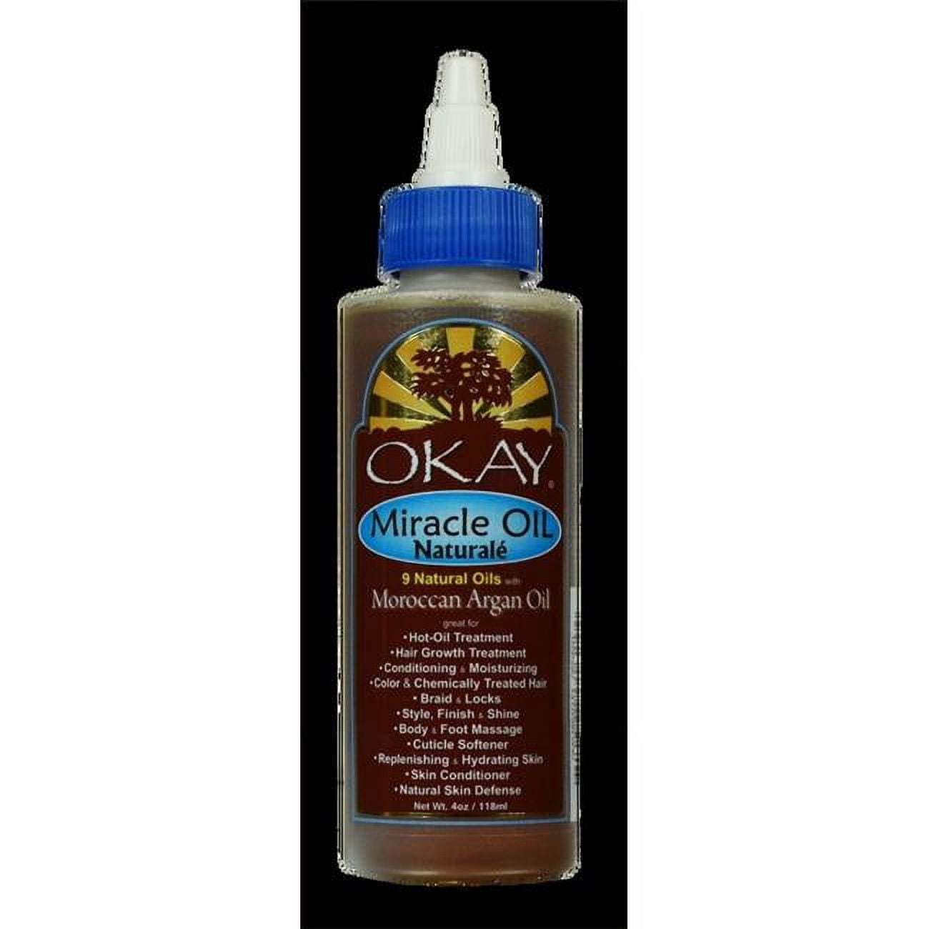 OKAY MIRACLE OIL NATURALE 4oz / 118ml - Walmart.com
