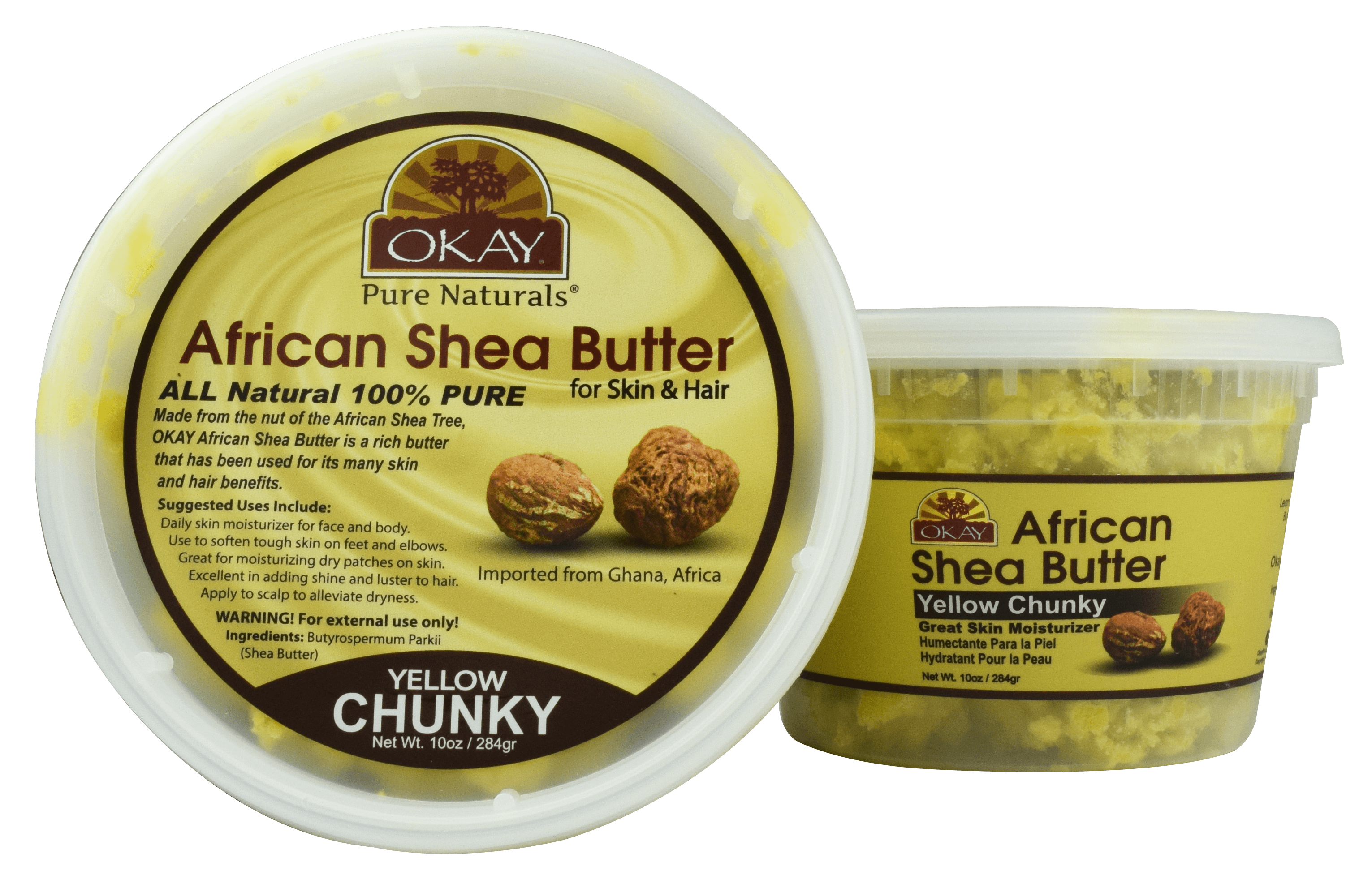 Kuza Naturals 100% African Shea Butter Creamy - Yellow, 8 Oz - Walmart.com